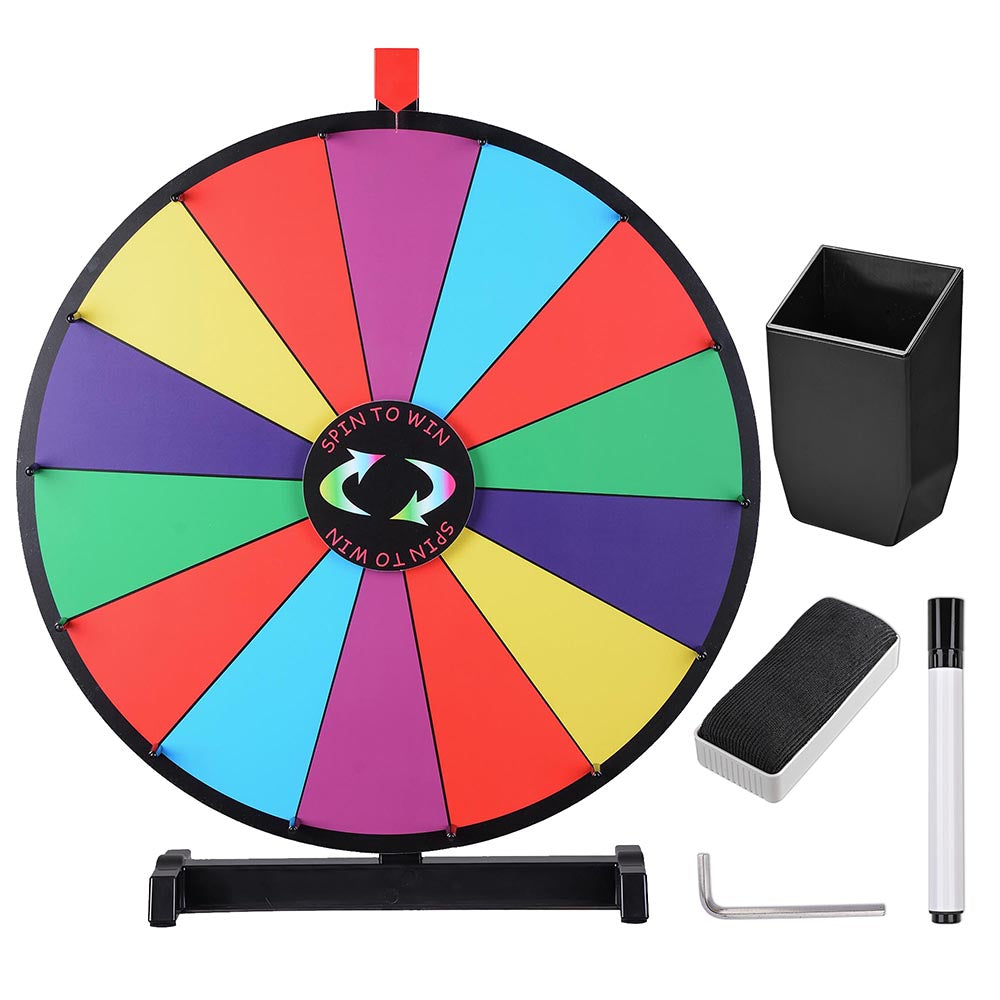 Custom Dry Erase Spinning Prize Wheel | The Display Outlet