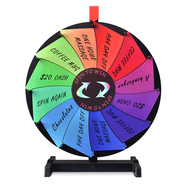 Custom Spinning Prize Wheel | The Display Outlet