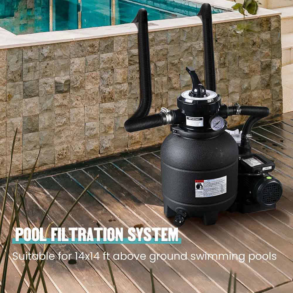 12 Pool Sand Filter and Pump for Above Ground The Display Outlet